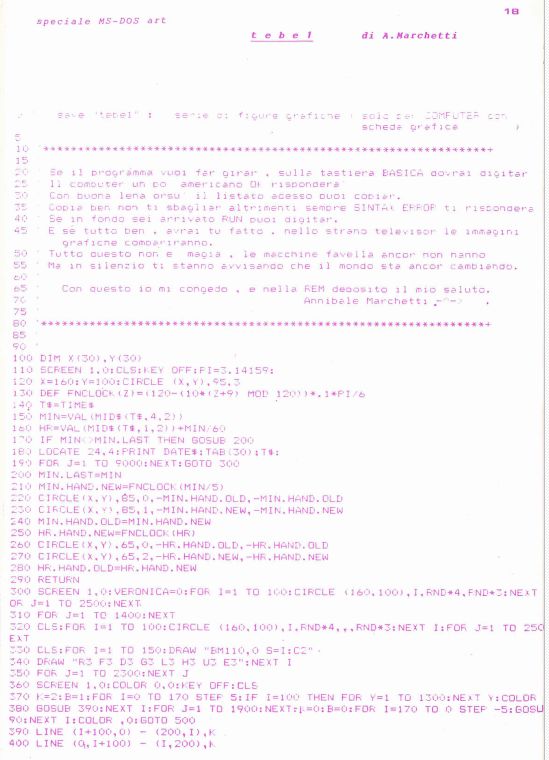 MS DOS ART mail art